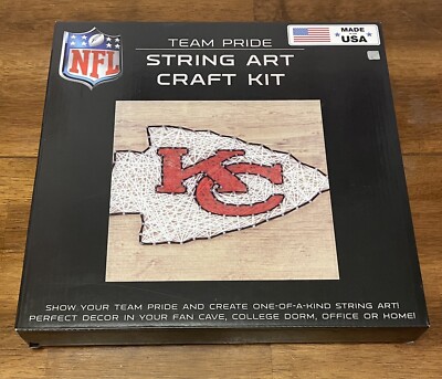 NFL Team Pride String Art Craft Kit Kansas City Chiefs | eBay