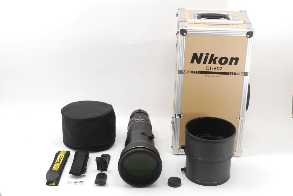 🎦Read!!【 Exc+5 in Trunk 】Nikon AF-S Nikkor 600mm f/4 G ED VR Lens w ...