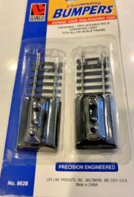 Life Like HO #8628 Bumpers, Illuminated (pkg. 2) - Details Below | eBay
