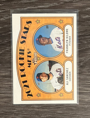 2021 Topps Heritage Rookie Stars #155 Ali Sanchez Franklyn Kilome RC ...