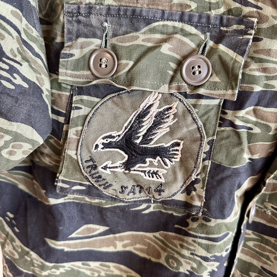 Vietnam War Tiger Stripes Jacket Patched ARVN Recon | eBay