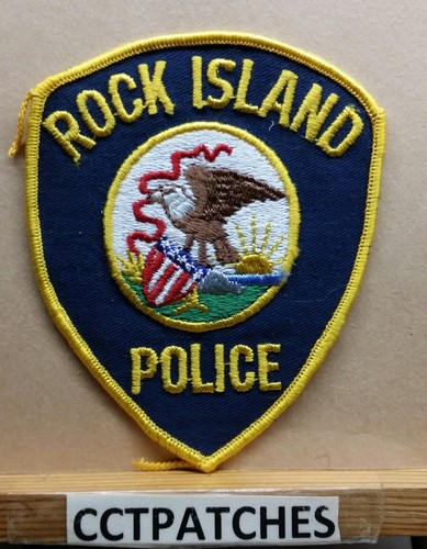 ROCK ISLAND, ILLINOIS POLICE SHOULDER PATCH IL | eBay