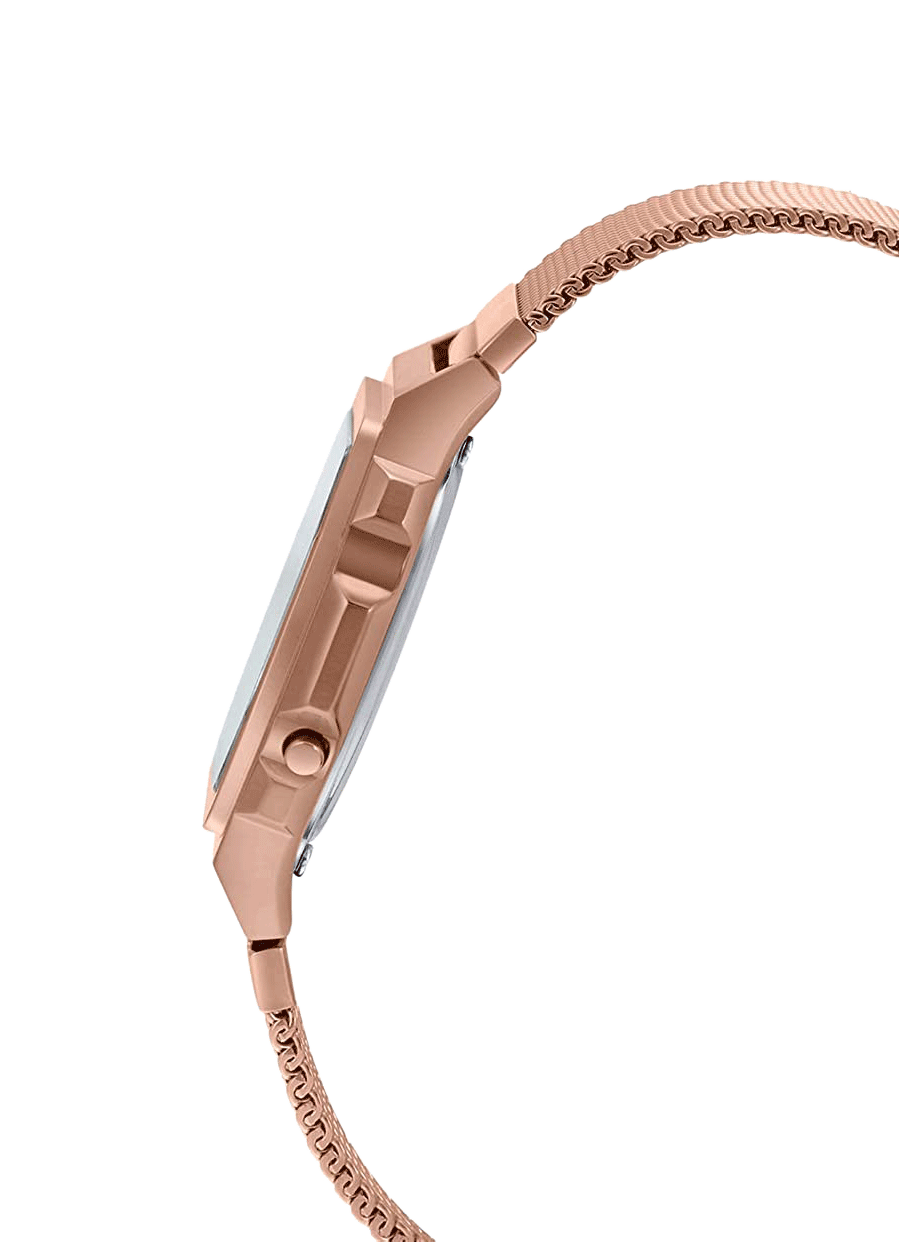 Casio Rose Gold Womens Digital Watch Casio Collection A1000MPG-9EF ...