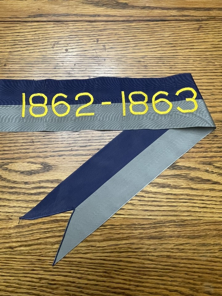Civil War US Army Unit Flag Battle Streamer MISSISSIPPI RIVER 1862-1863 ...