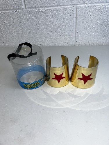 Wonder Woman Metal Costume Cuff Bracelet Set Gold | eBay