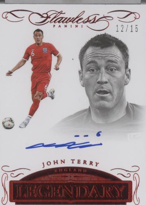 2015-16 Panini Flawless - Legendary Signatures John Terry #LS-JT Ruby ...