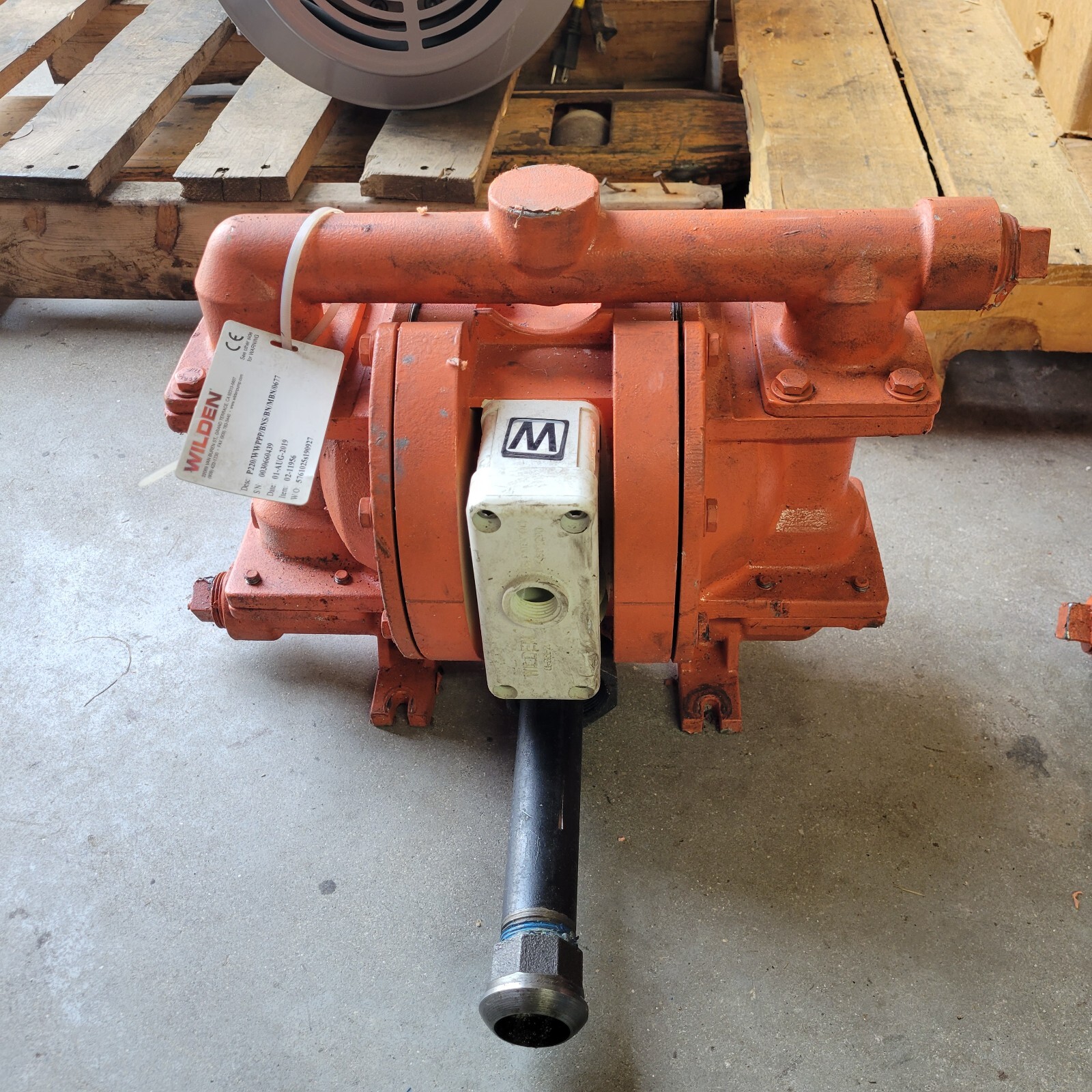 WILDEN P220 AODD PRO-FLO ADS 1" PUMP P220/WWPPP/BNS/BN/MBN/0677 02 ...