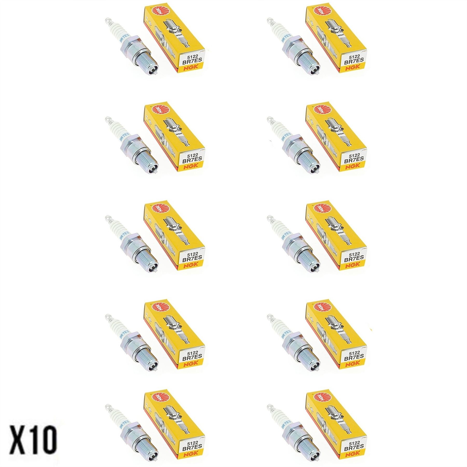 NGK BR7ES Spark Plugs Pack of 10 fits Husqvarna TE 300 2T 2017 | eBay UK