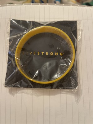 LIVESTRONG LIVE STRONG 100% AUTHENTIC BRACELET NEW! Support Cancer Size ...