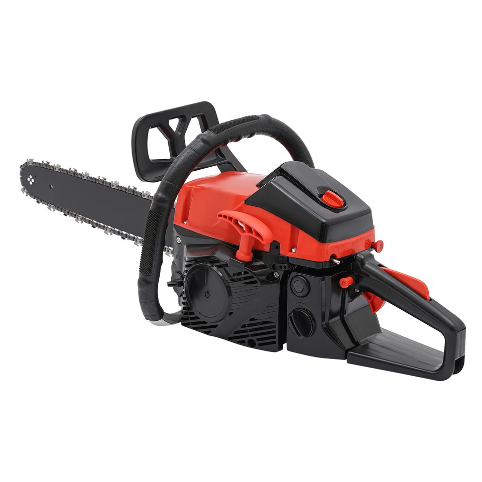 2-Stroke 58cc Gas Chainsaw Gasoline Powered Chain Saw Engine Wood ...