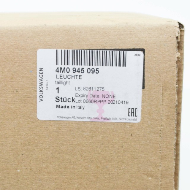 Audi Q7 2018 Rear Left Side Bumper Lower Tail Light 4M0945095 for sale ...