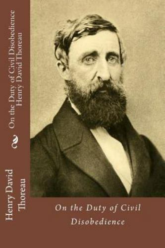 On the Duty of Civil Disobedience Henry David Thoreau, Paperback by ...