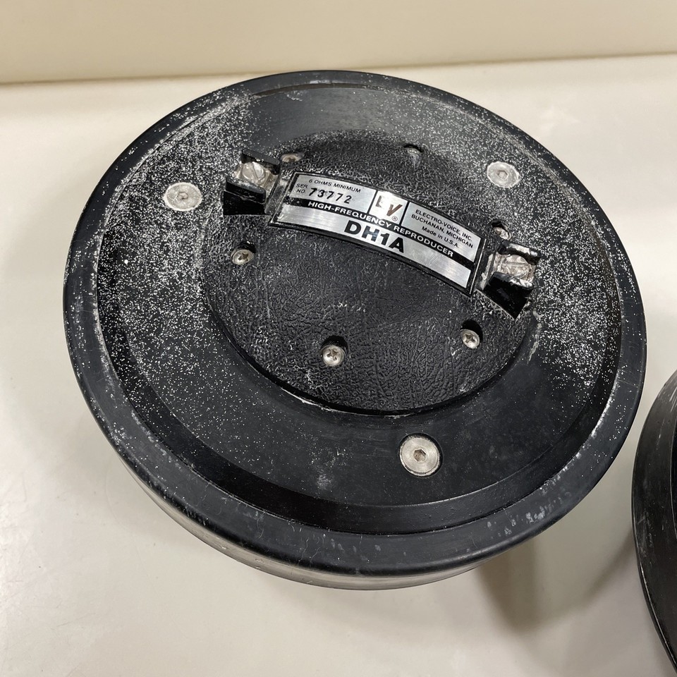 ElectroVoice EV DH1A High Frequency Horn Driver Speaker PAIR | eBay