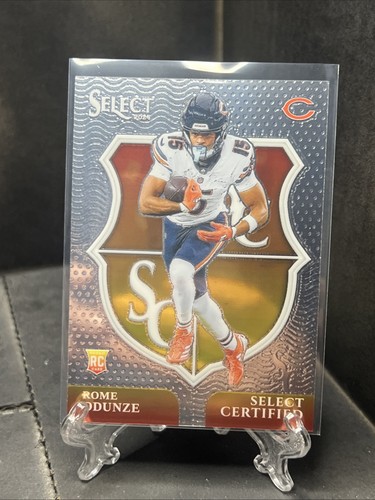 2024 Panini Select - Select Certified Rookies Rome Odunze #10 (RC) | eBay