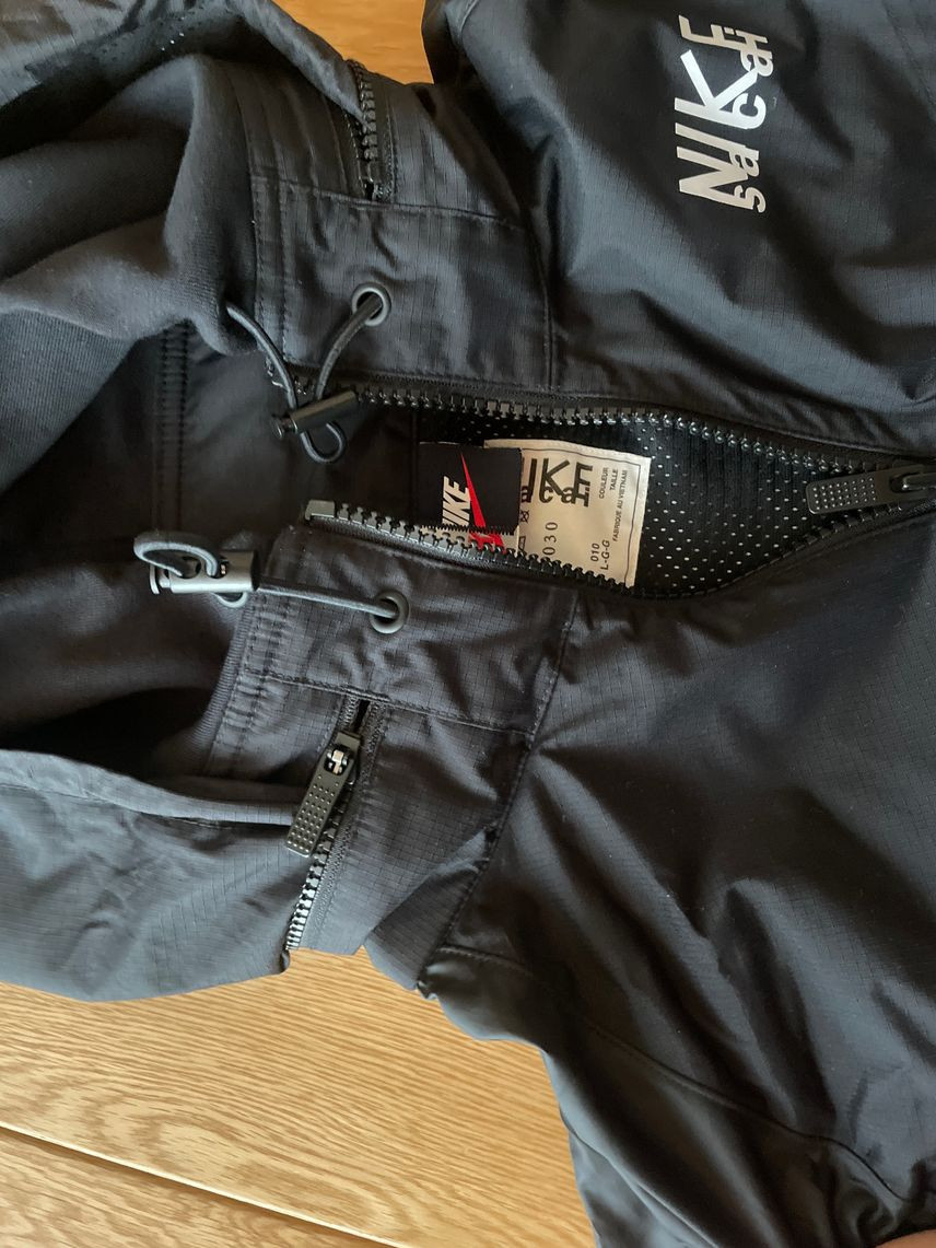 Nike X Sacai Men'S Full Zip Parker Black | eBay Nike X Sacai Men'S Full Zip Parker Black | eBay