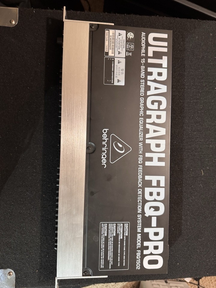 Behringer FBQ1502 Ultragraph Pro Dual 15-Band | eBay