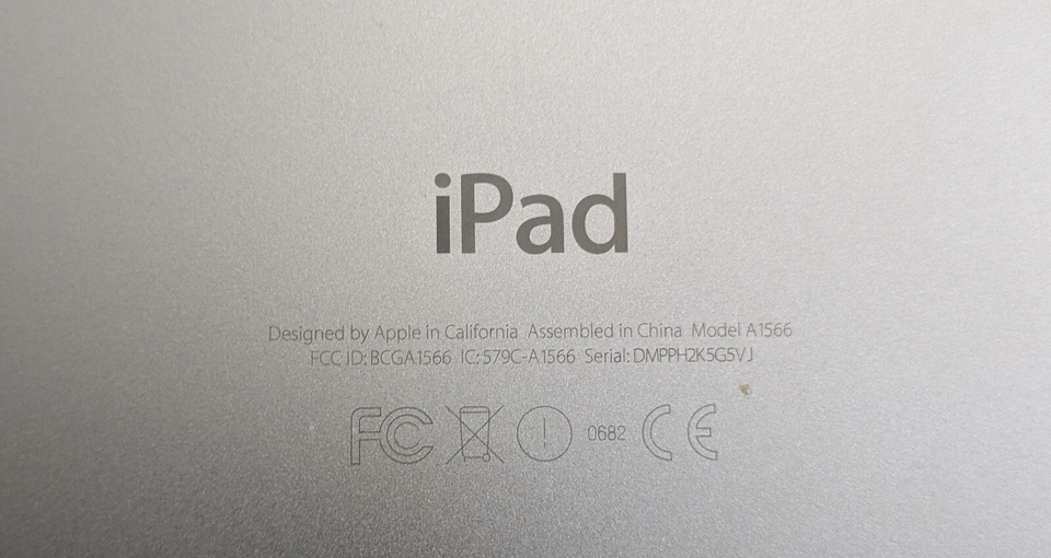 Apple iPad Air 2 Model A1566 WiFi (Read Description) | eBay