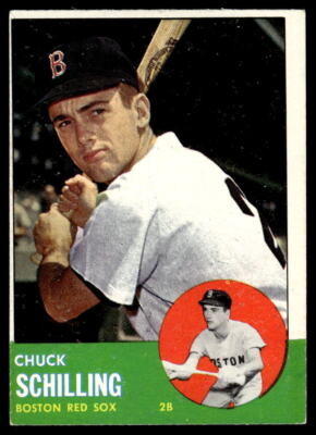 1963 Topps Chuck Schilling #52 Boston Red Sox Baseball Card | eBay