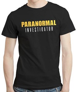Paranormal Investigator Ghost Hunter Haunted Spirits T-shirt Tshirt Tee ...