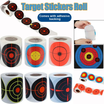 Splatter Target Stickers 3inch Self-Adhesive Reactive Targets Paper for ...