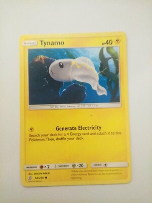 Tynamo 64/236 - Unified Minds - Common - Pokemon Card TCG - LP | eBay