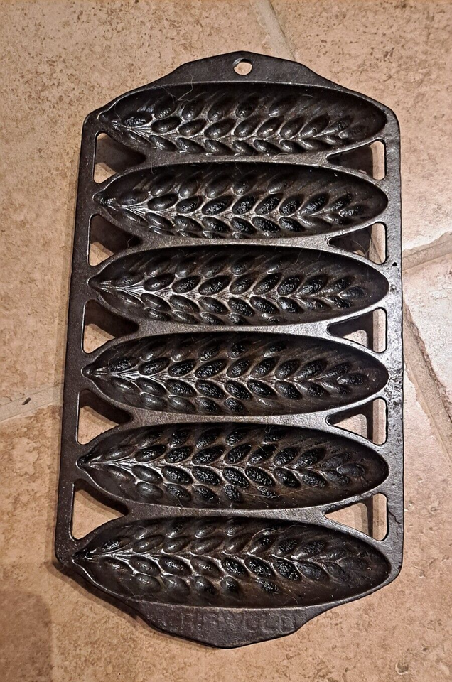 Vintage Griswold No. 27 Cast Iron Wheat & Corn Bread Pan | eBay