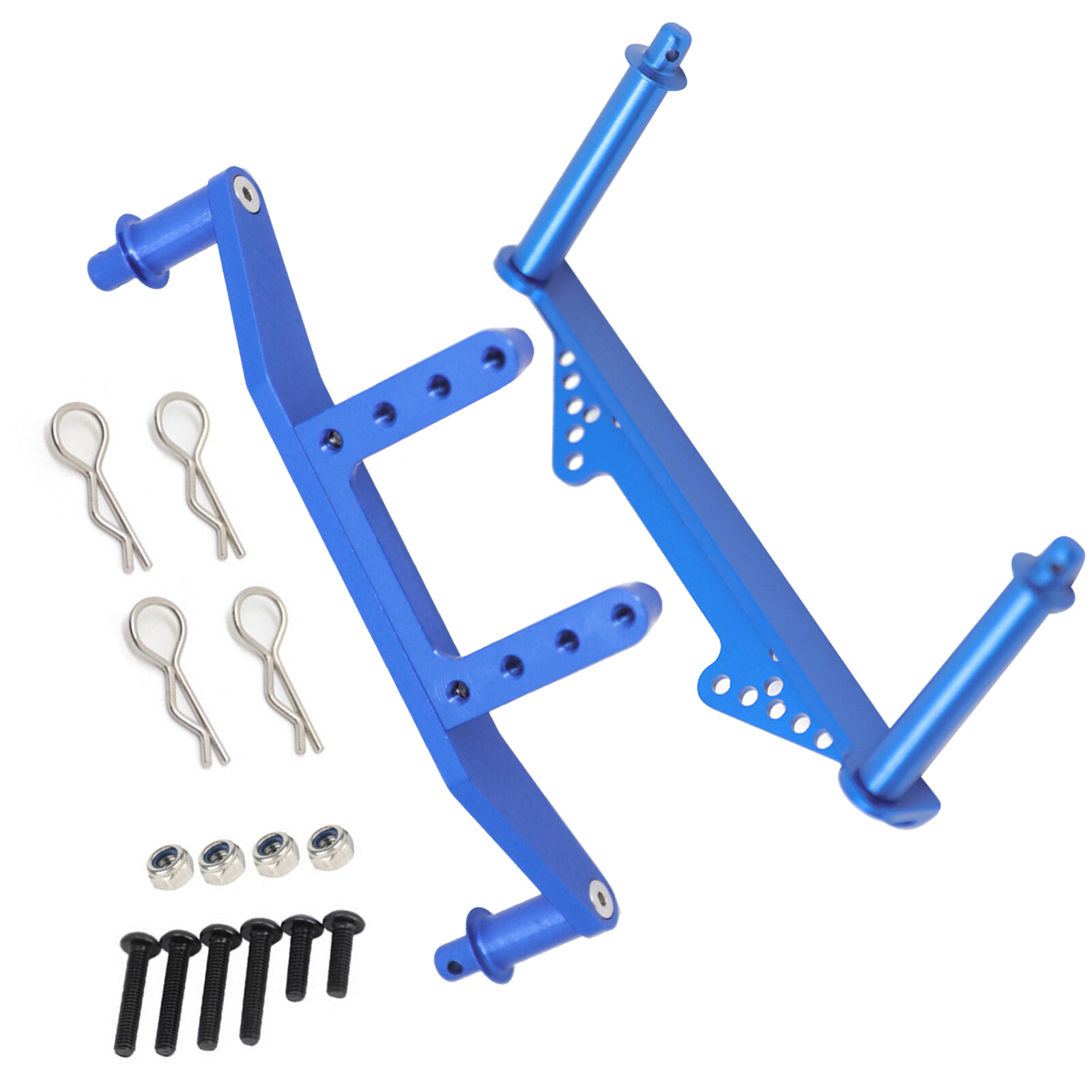 Aluminum Alloy Front & Rear Body Posts & Mounts Kit for Traxxas 1/10 ...