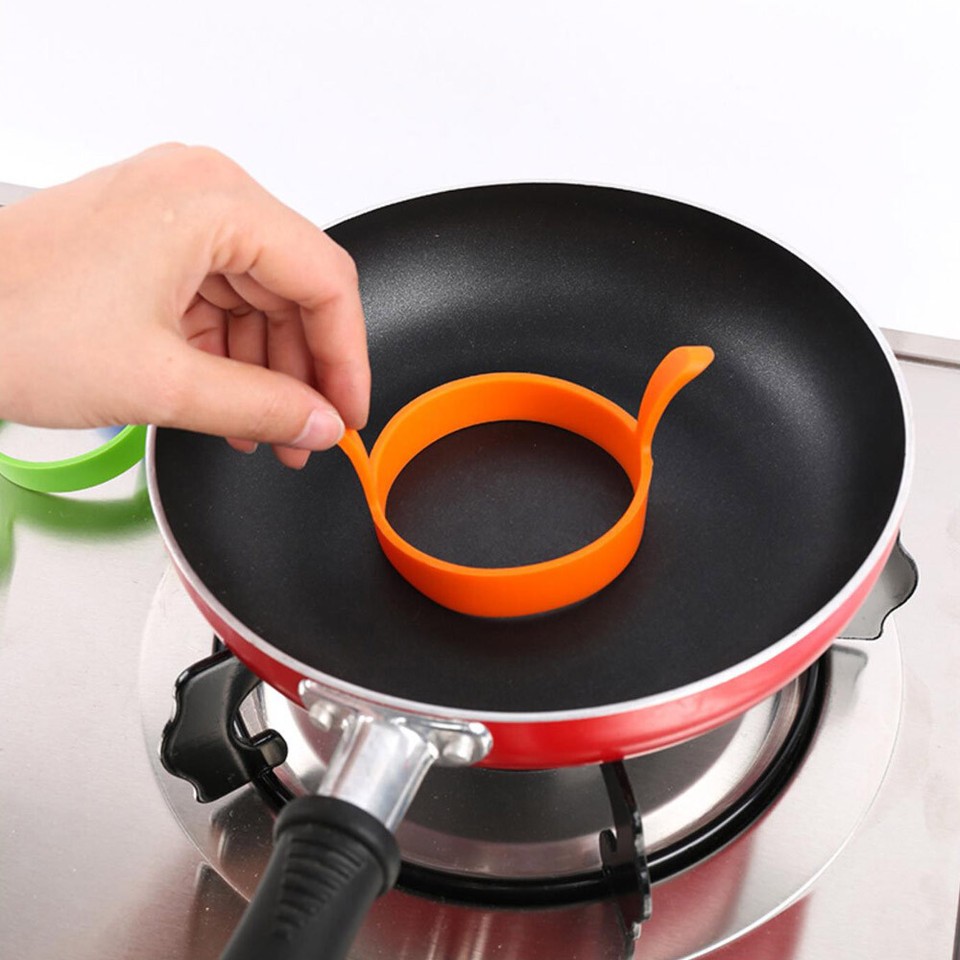 3Pcs Round Omelette Fry Egg Ring Pancake Poach Molds Round Kitchen ...