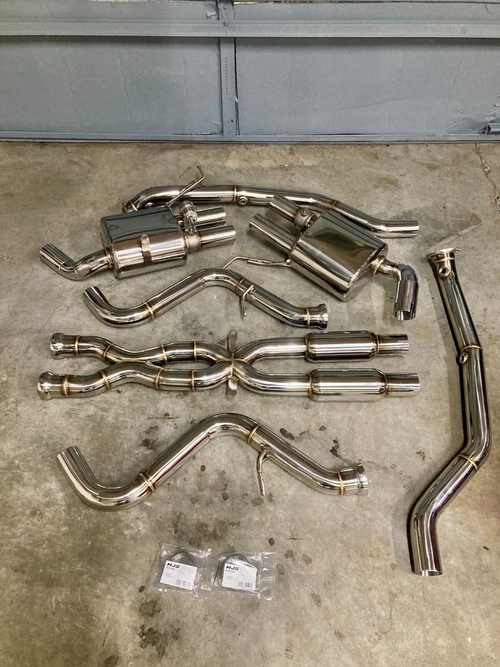 BMW M3 full exhaust E90/E92/E93 M3 dual X pipe pneumatic valved ...