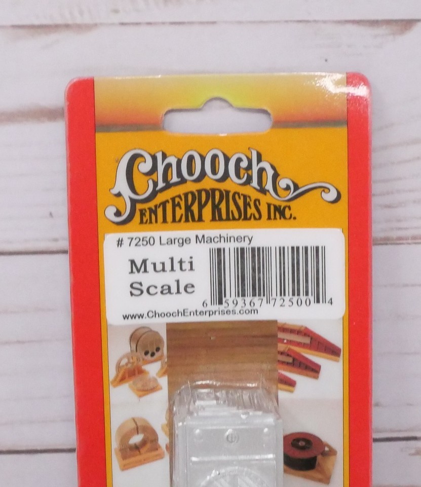 Chooch Enterprises 7250, Large Machinery Freight Load, 3 Pieces, HO ...