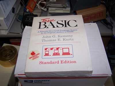 True BASIC manual and 3.5" disk for vintage Macintosh - New Old Stock ...