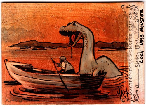 2024 Masterpieces Monster AP Sketchcard Commission ROBERT HACK Upper Deck Skybox | eBay