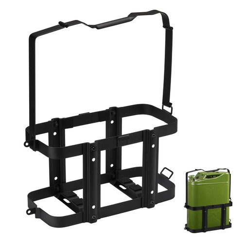 Lockable Jerry Gas Can Holder Rack, 5 Gallon / 20 Liter Steel Jerry Can ...