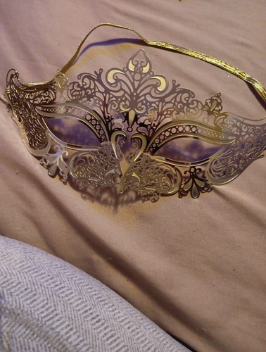 Women Ladies Sexy Gold Fantasy Eye Mask Ball Masquerade Costume Party ...