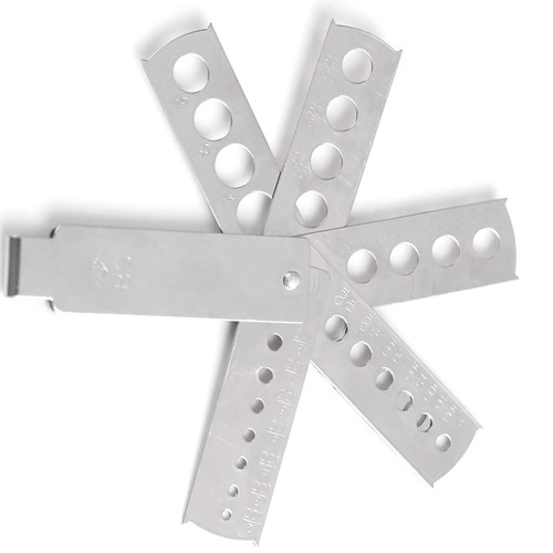 Professional Stainless Steel Diamond Gem Fan Gauge Stone Measuring Tool ...