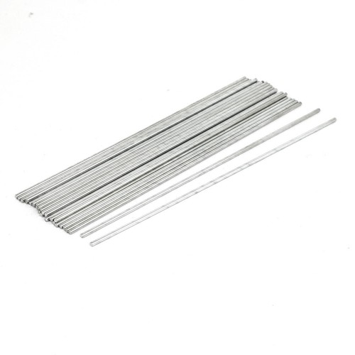 2mm Dia 150mm Length Stainless Steel Round Rod Bar Silver Tone 30pcs ...