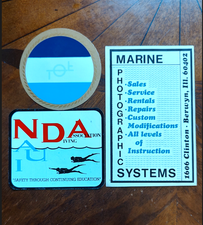 Vintage NAUI Diving Association NDA Education Safety Sticker Decal ...