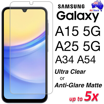 Clear or Matte Screen Protector Film for Galaxy A26 A36 A56 5G A15 A25 ...