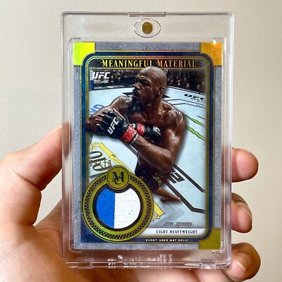 Jon Jones Gold Museum Mat Patch /10 Topps 2019 UFC CHAMP | eBay