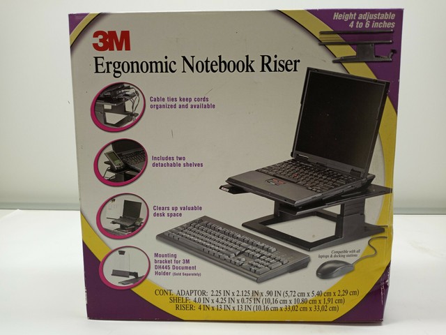 3M Ergonomic Notebook Riser for sale online | eBay