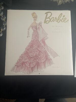 Barbie 2013 Calendar Designs By Robert Best 16-Month Graphique CY35213 ...