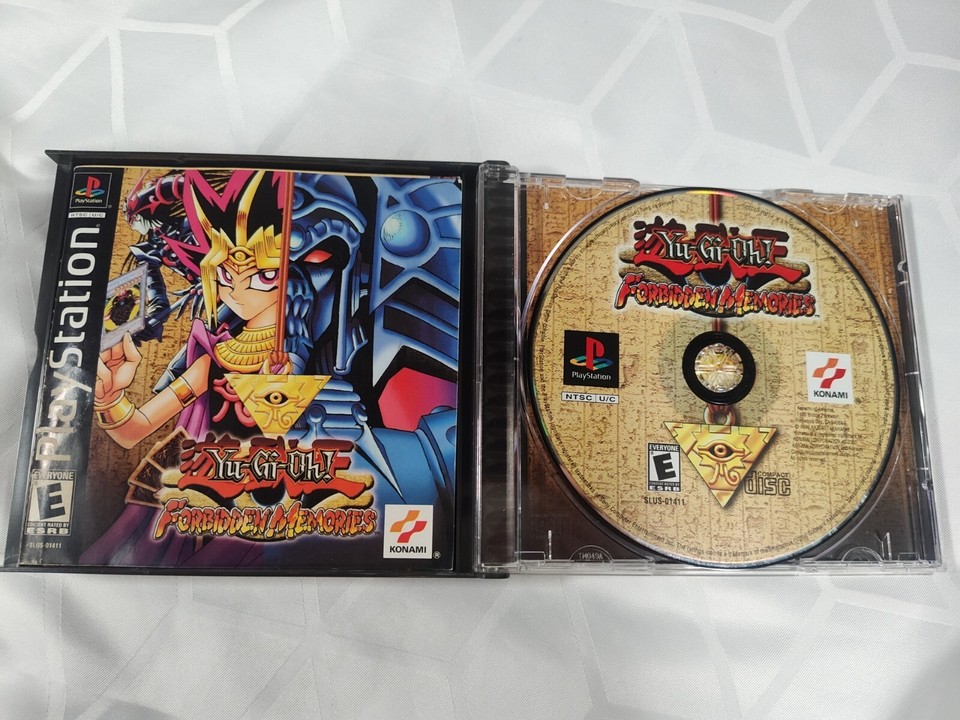 Yu-Gi-Oh Forbidden Memories (Sony PlayStation 1, 2001) PS1 PSOne CIB ...