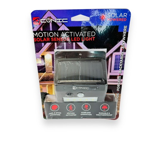 Aconic Home Motion Activated Solar Sensor Led Light Auto On/Off NEW ...