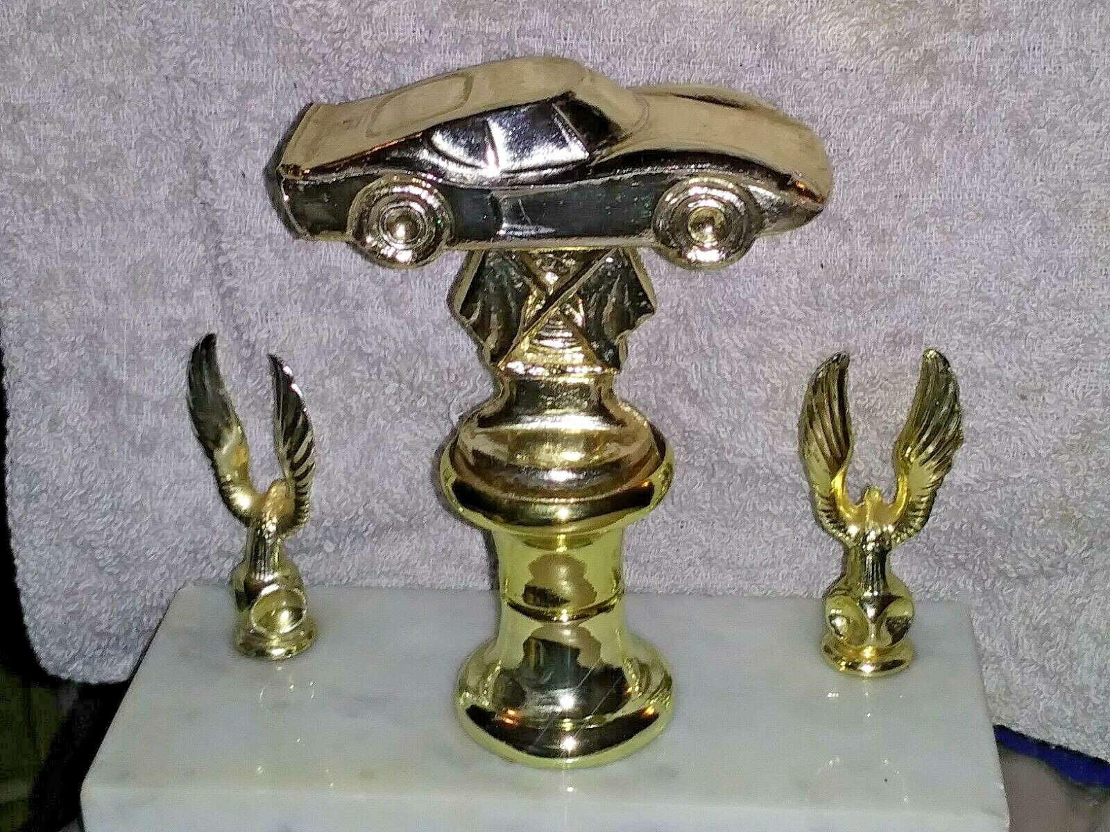 1964 904 Porsche trophy Made of pot metal & Italian marble 3 1/4 in L 1 ...