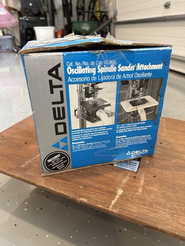 Delta 17-960 Oscillating Spindle Sander Attachment with Accessories & Original B | eBay