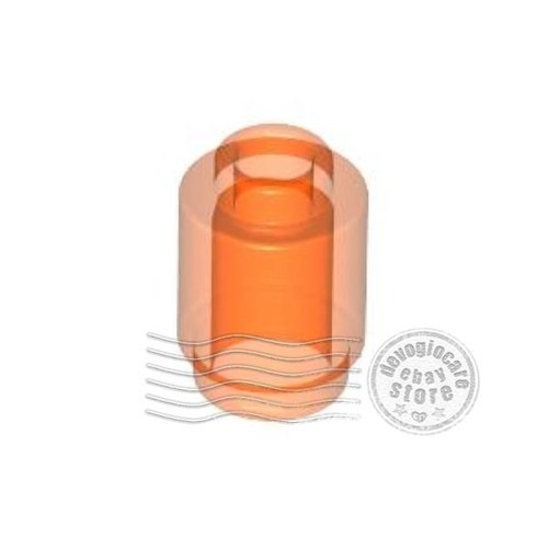 2x LEGO 3062 Brick Round 1x1 Trans-Neon Orange | 4130378 6238676 ...