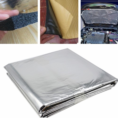 Car Aluminium Foil Sound Pad Insulation Shield Deadening Mat Cotton ...