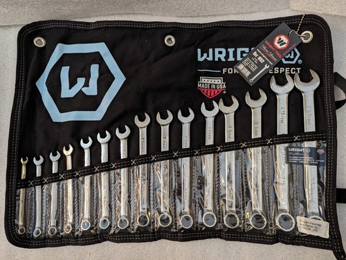 Wright Tool WRIGHTGRIP® 2.0 12 Point Combination Wrench Set 15 Piece Metric 952 | eBay