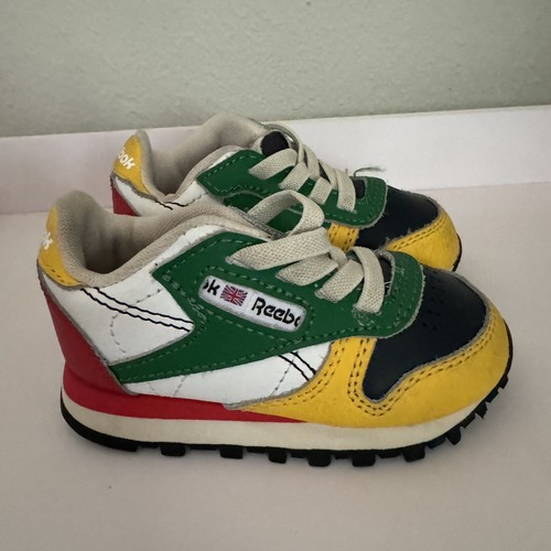 Reebok Classic Leather "Multi Colored Toddler Boys' Shoe Size 4 (b4) | eBay