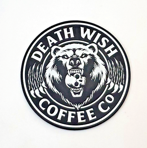 2023 Death Wish Coffee "Grin and Bear It" Patch | eBay
